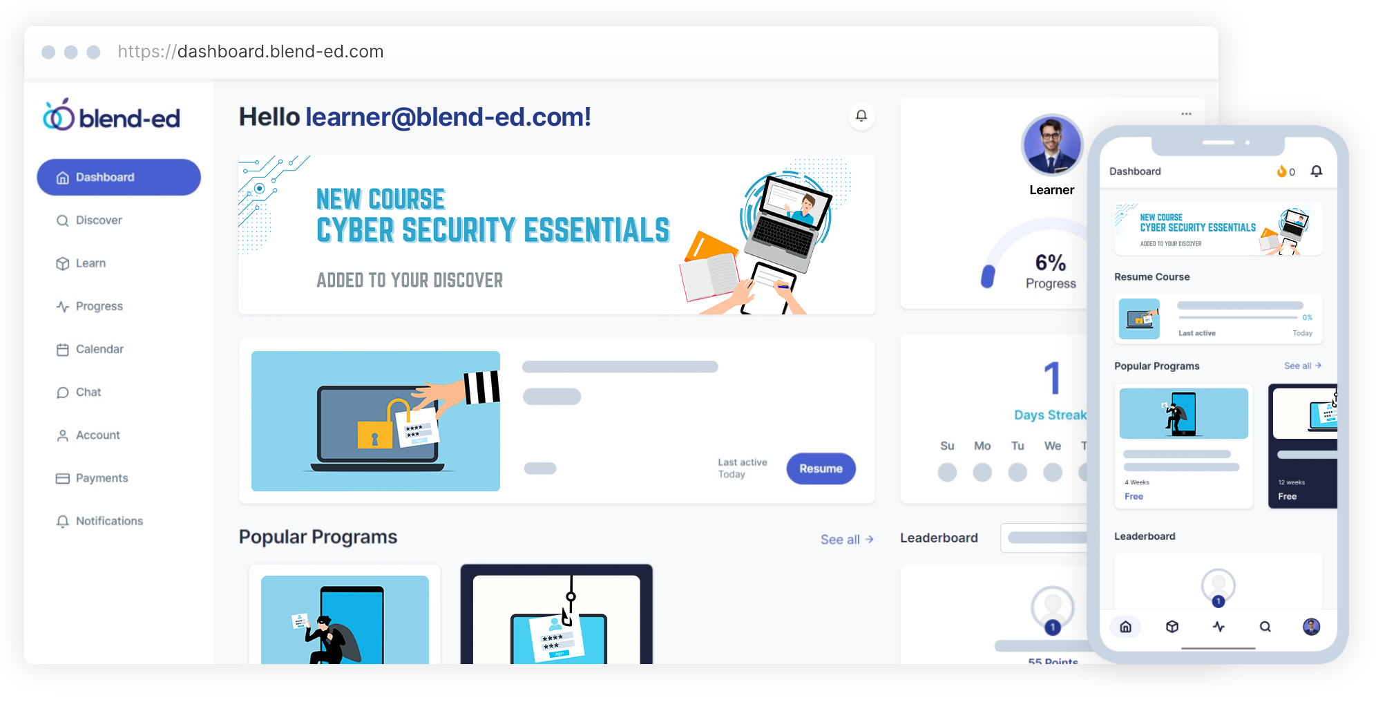 Learning Management platform for blended education | Blend-ed
